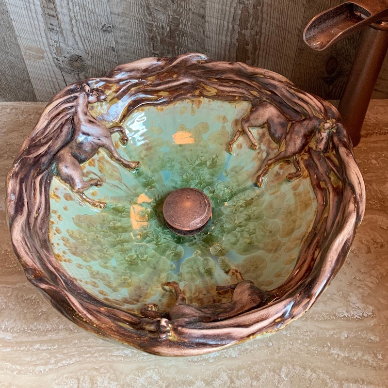 Western Bathroom Vanity - Etsy