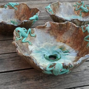 Frog Vessel Sink Custom Art Sculpture Handmade Ceramic Art Basin ...