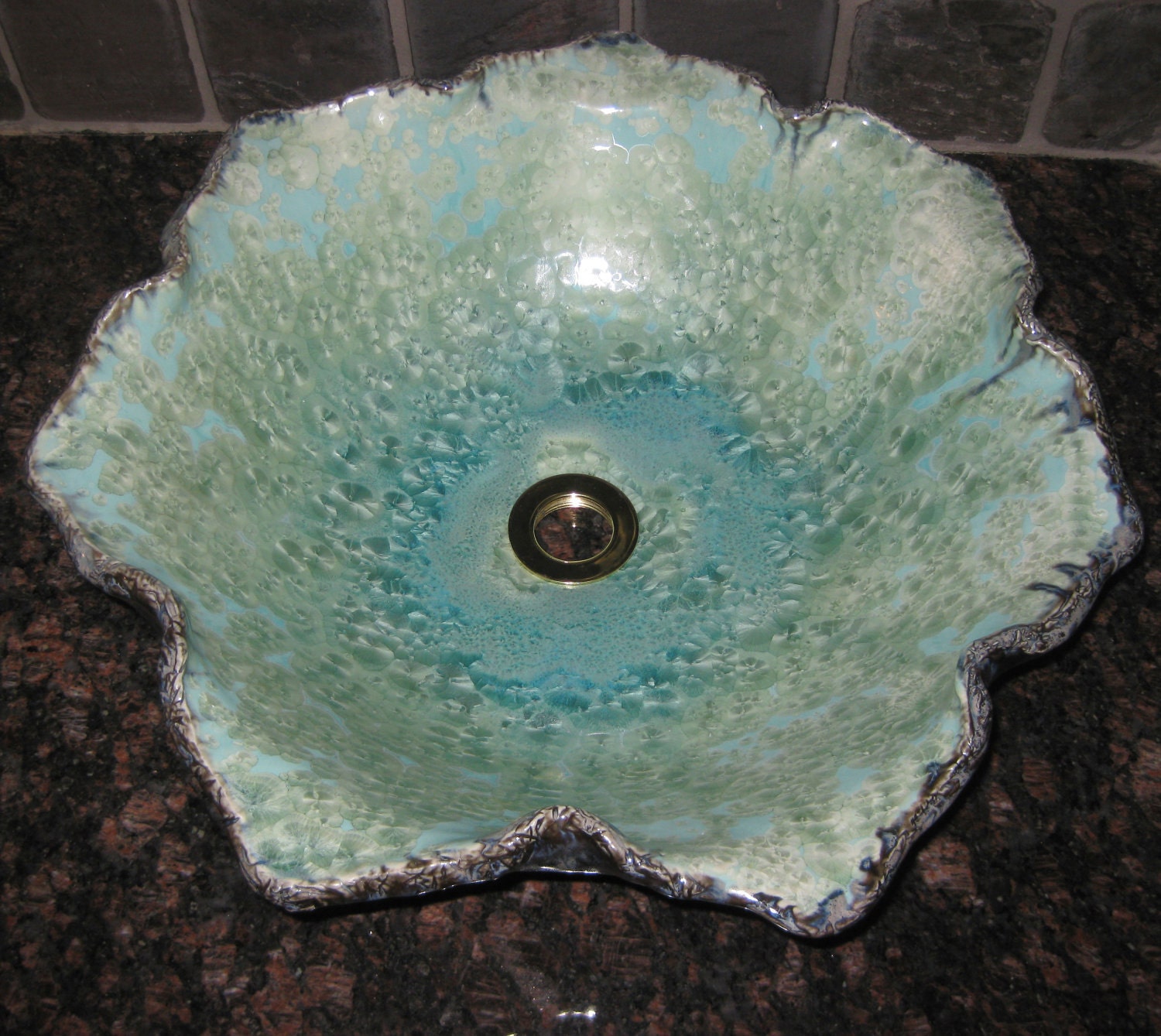 Flower Shaped Vessel Sink Custom Handmade Art Basin MADE TO ORDER - Etsy
