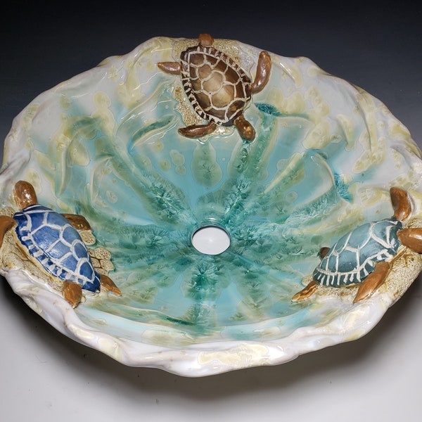 Sea Turtle Sink - Etsy