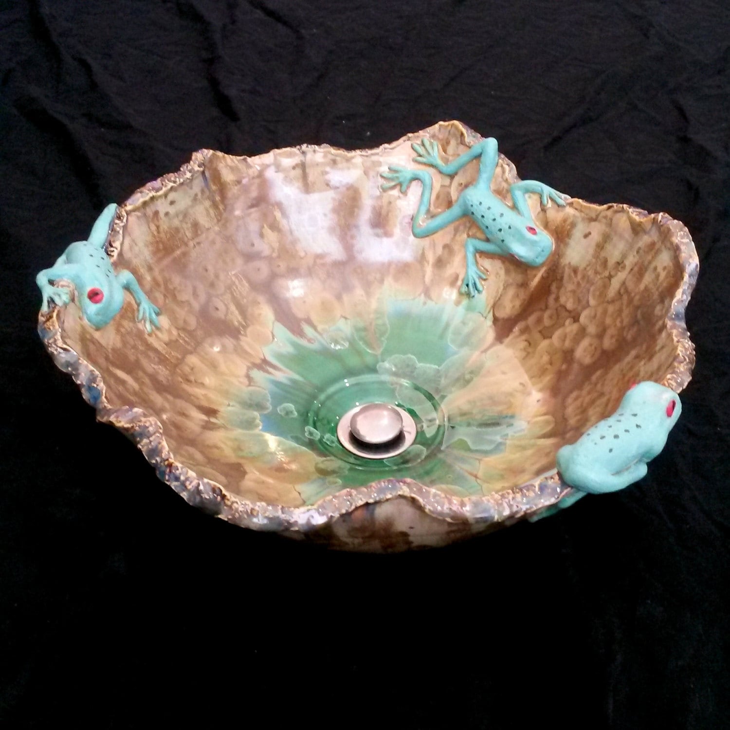 Frog Vessel Sink Custom Art Sculpture Handmade Ceramic Art | Etsy