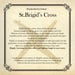 St. Brigid's Cross and Blessing - Etsy