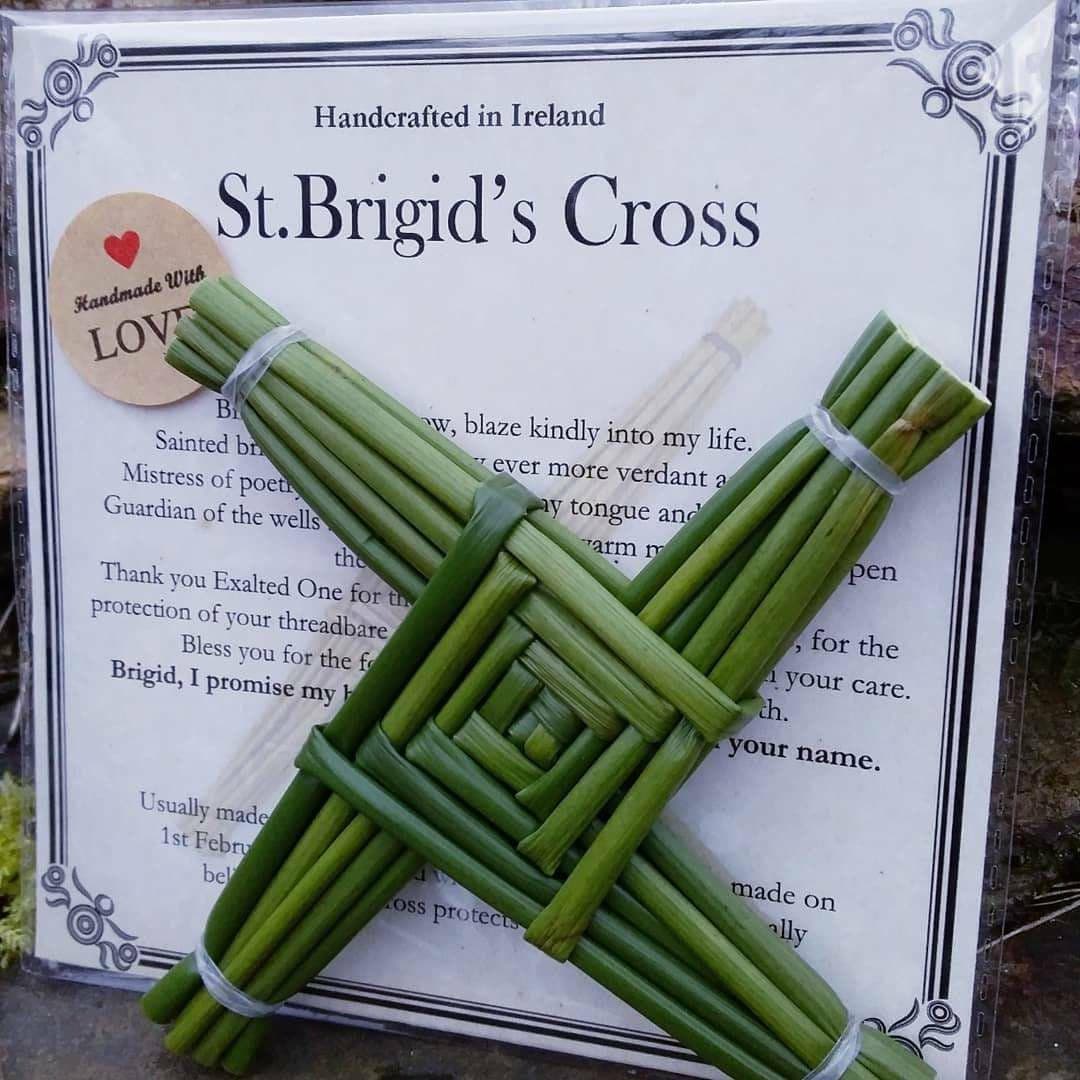 St. Brigid's Cross and Blessing - Etsy