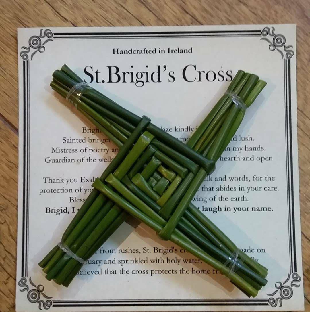 St. Brigid's Cross and Blessing - Etsy