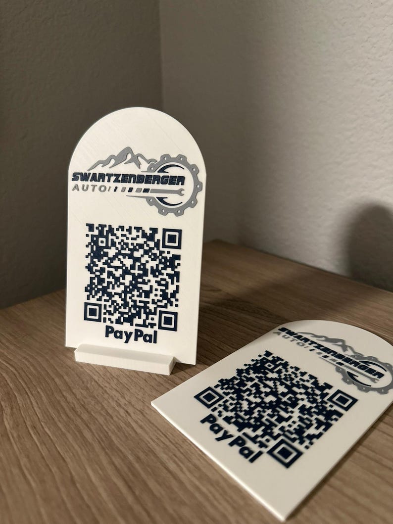 Personalized QR Code 3D Printed Sign - Etsy