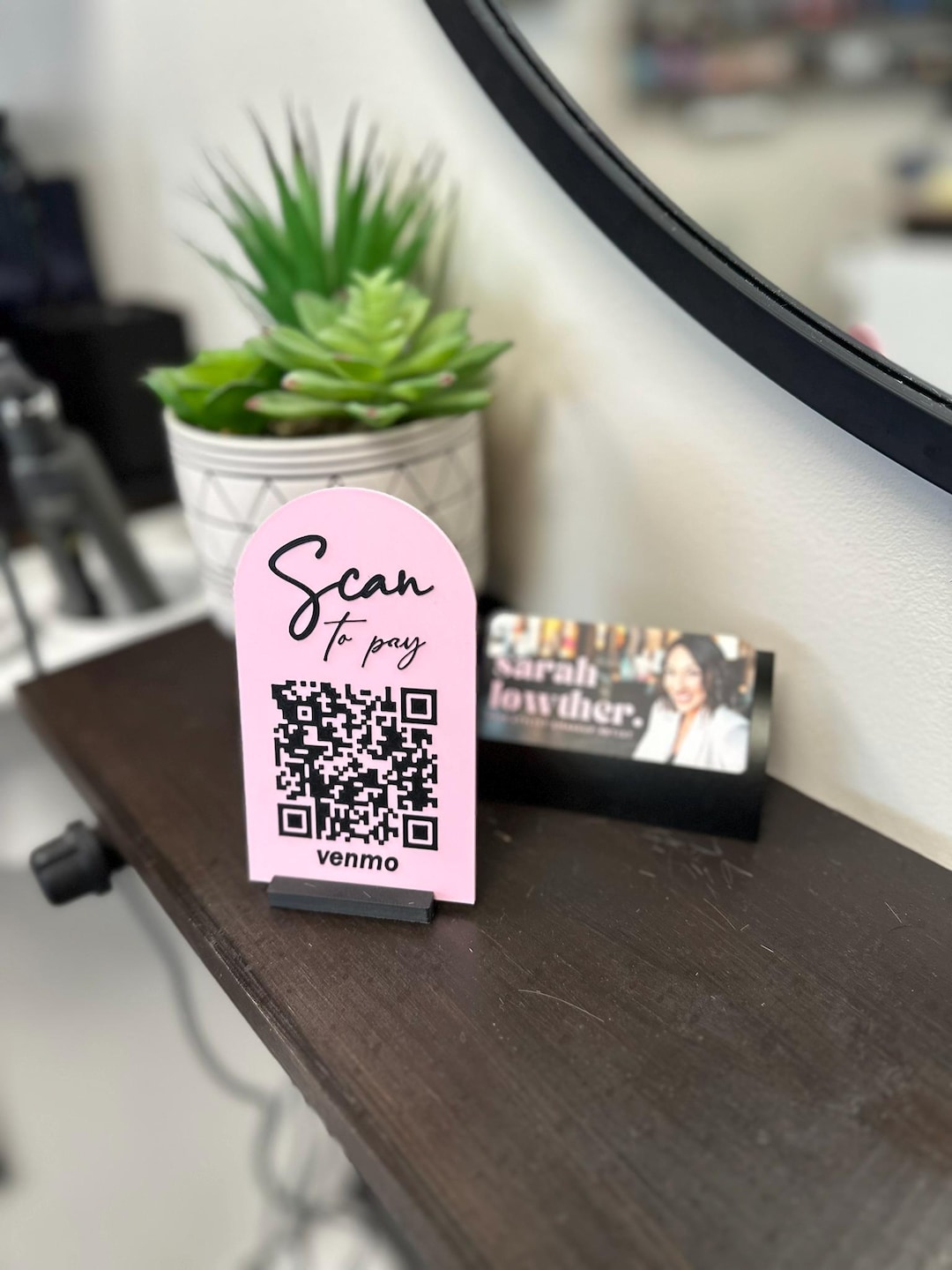 Personalized QR Code 3D Printed Sign - Etsy