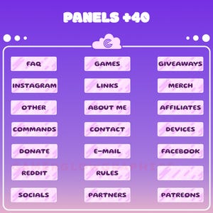 Pink Animated Stream Overlay - Twitch, Youtube, Kick - Compatible With ...