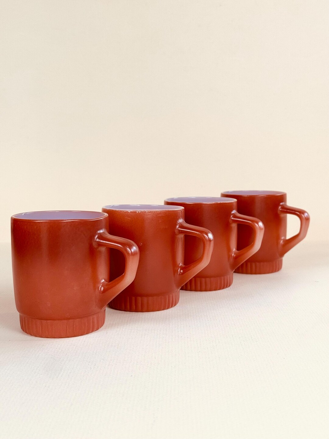 Vintage Anchor Hocking Fire King Stackable 8 Oz Coffee Mug 3.5" - Etsy
