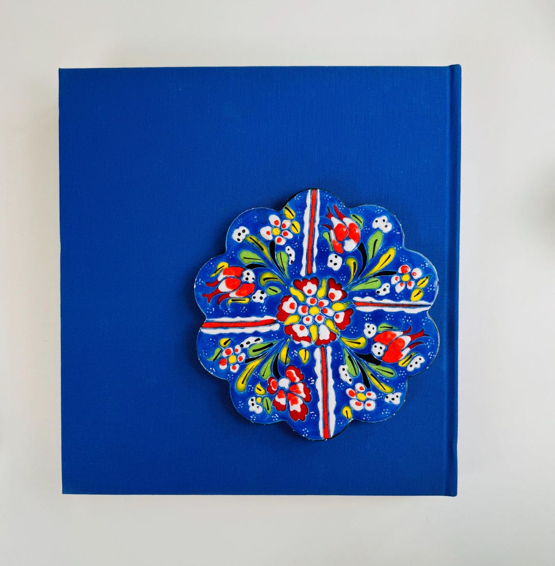 Handmade Floral Figural Ceramic Tile Trivet 7” - Etsy