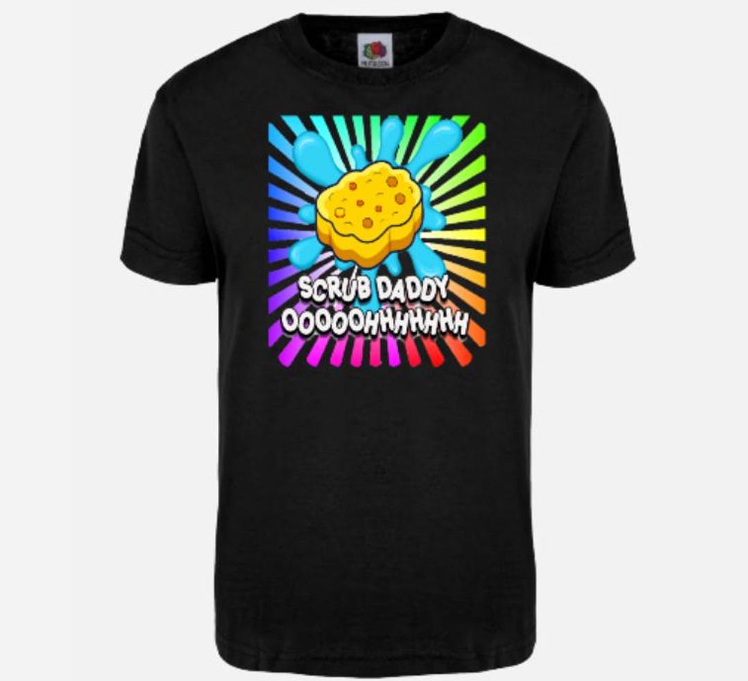SCRUB DADDY Ooooohhhh | Gaming Funny Merch Gamer Tshirt - Etsy