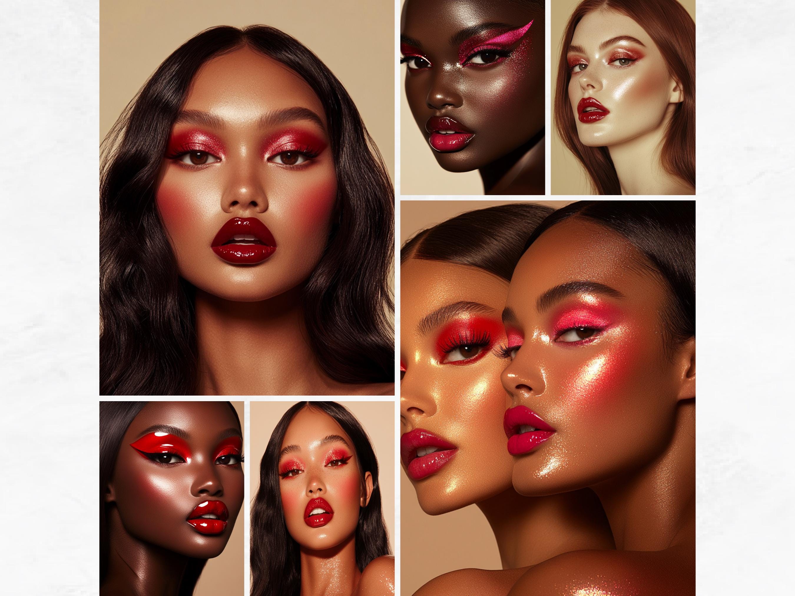 200 Cherry Coded Makeup Stock Photos Diverse Women Stock Images Beauty ...