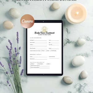 Editable Esthetician Templates Scalp Consultation Form Printable ...