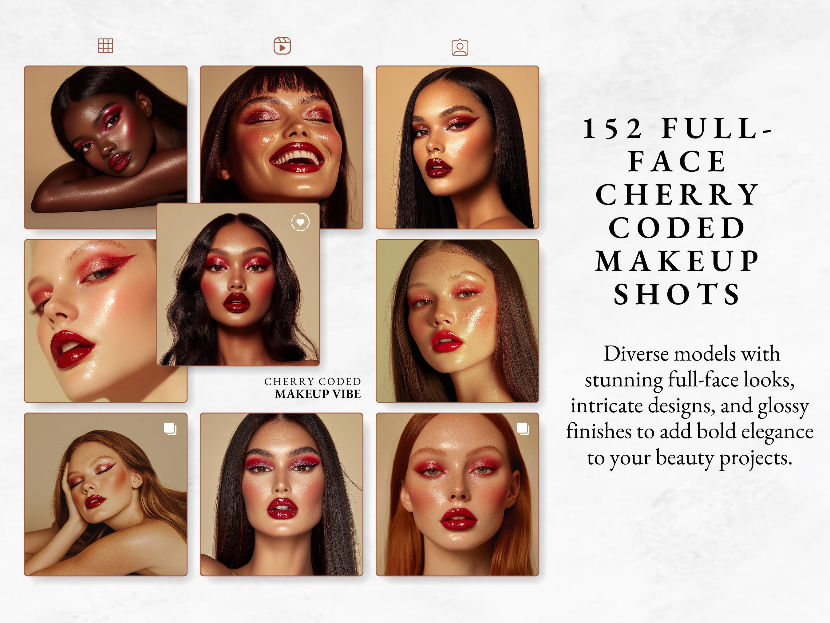200 Cherry Coded Makeup Stock Photos Diverse Women Stock Images Beauty ...