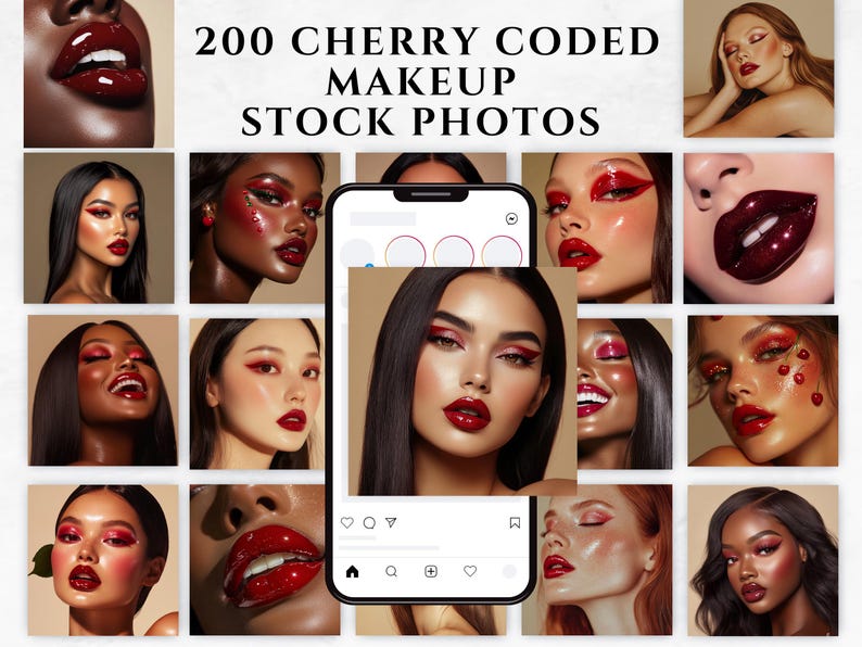 200 Cherry Coded Makeup Stock Photos Diverse Women Stock Images Beauty ...