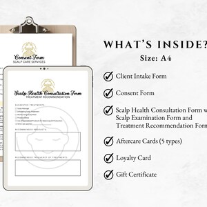 Editable Esthetician Templates Scalp Consultation Form Printable ...