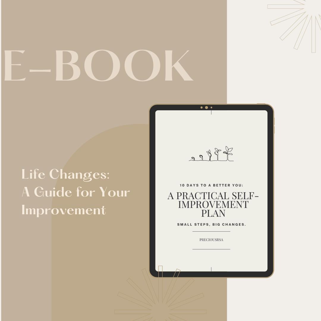 Self-help Ebook, Digital Download, Minimalist Ebook, Personal Growth ...