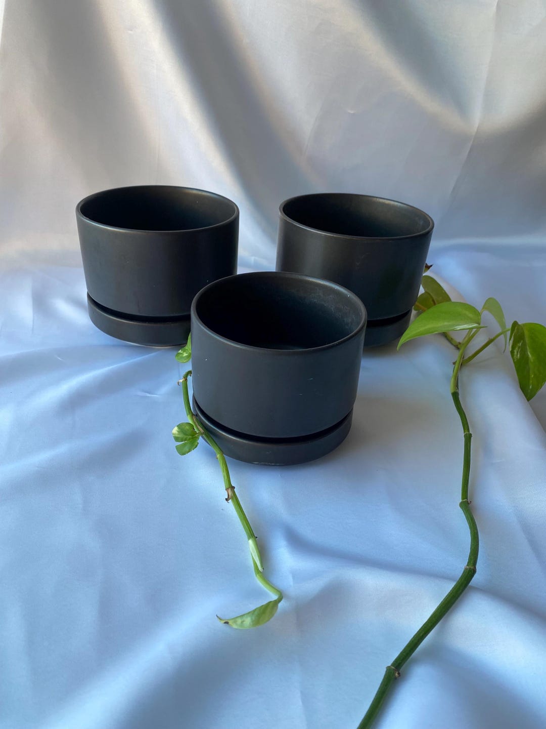 Set of 3 1970s Arabia SN1 Planters | Richard Lindh Design - Etsy