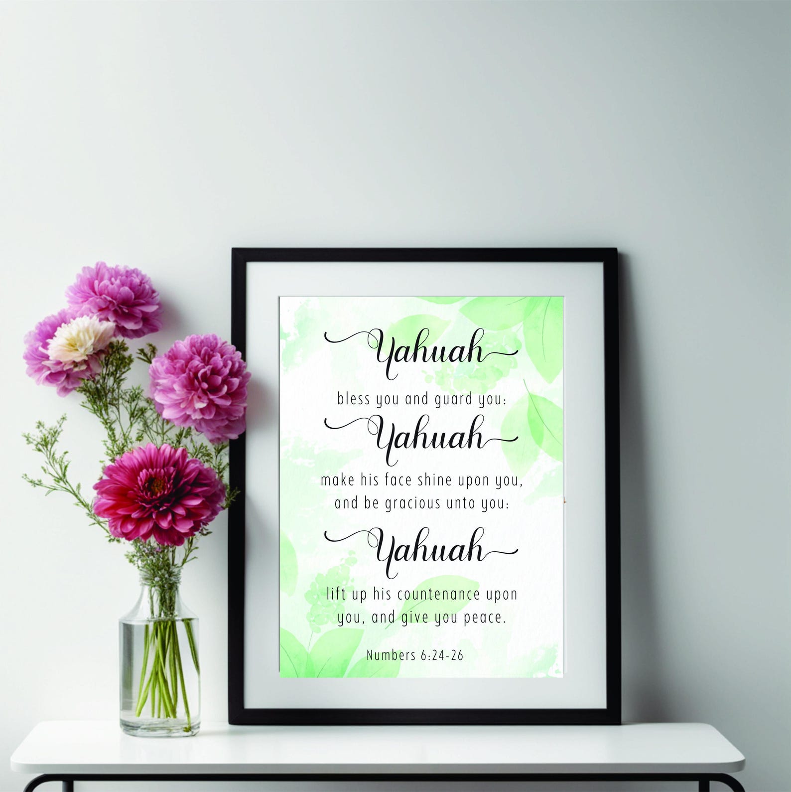 Yahuah Blessing Poster - Etsy