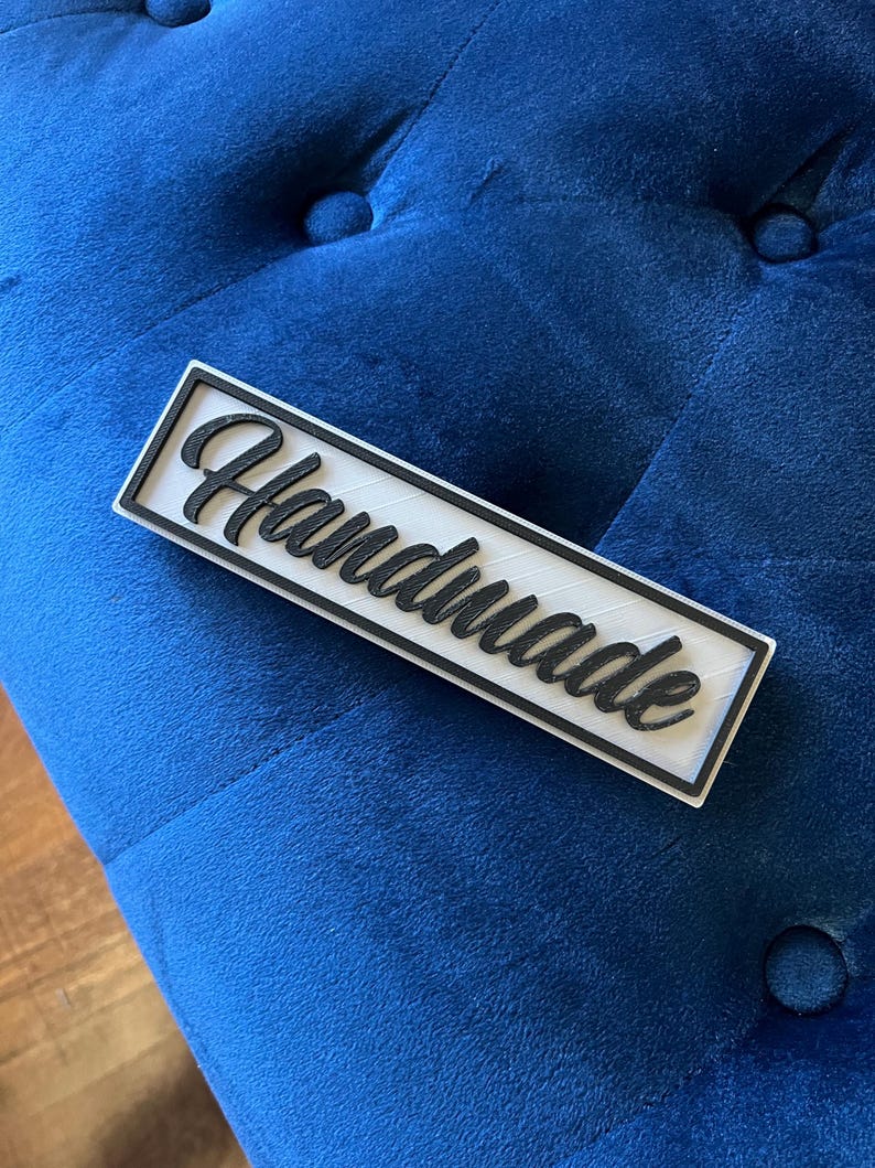 Tool Chest Box Nameplate Plaque Badge silver - Etsy