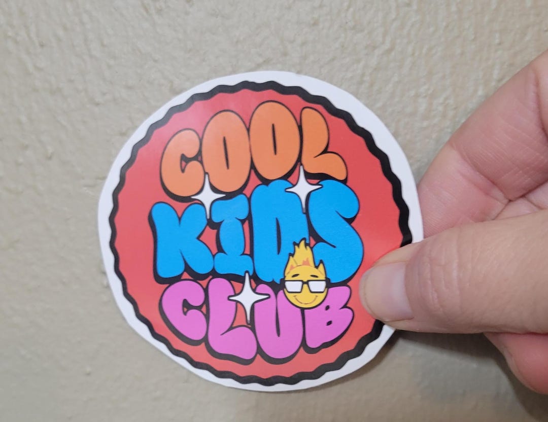 014 -cool Kids Club Sticker - Etsy