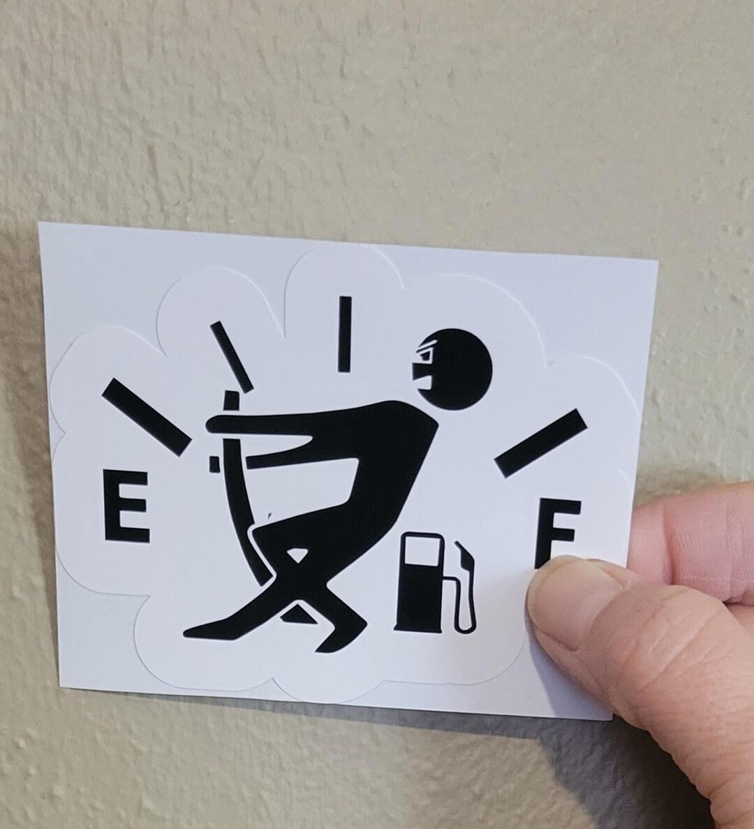 027 - Fuel Gauge Sticker - Etsy