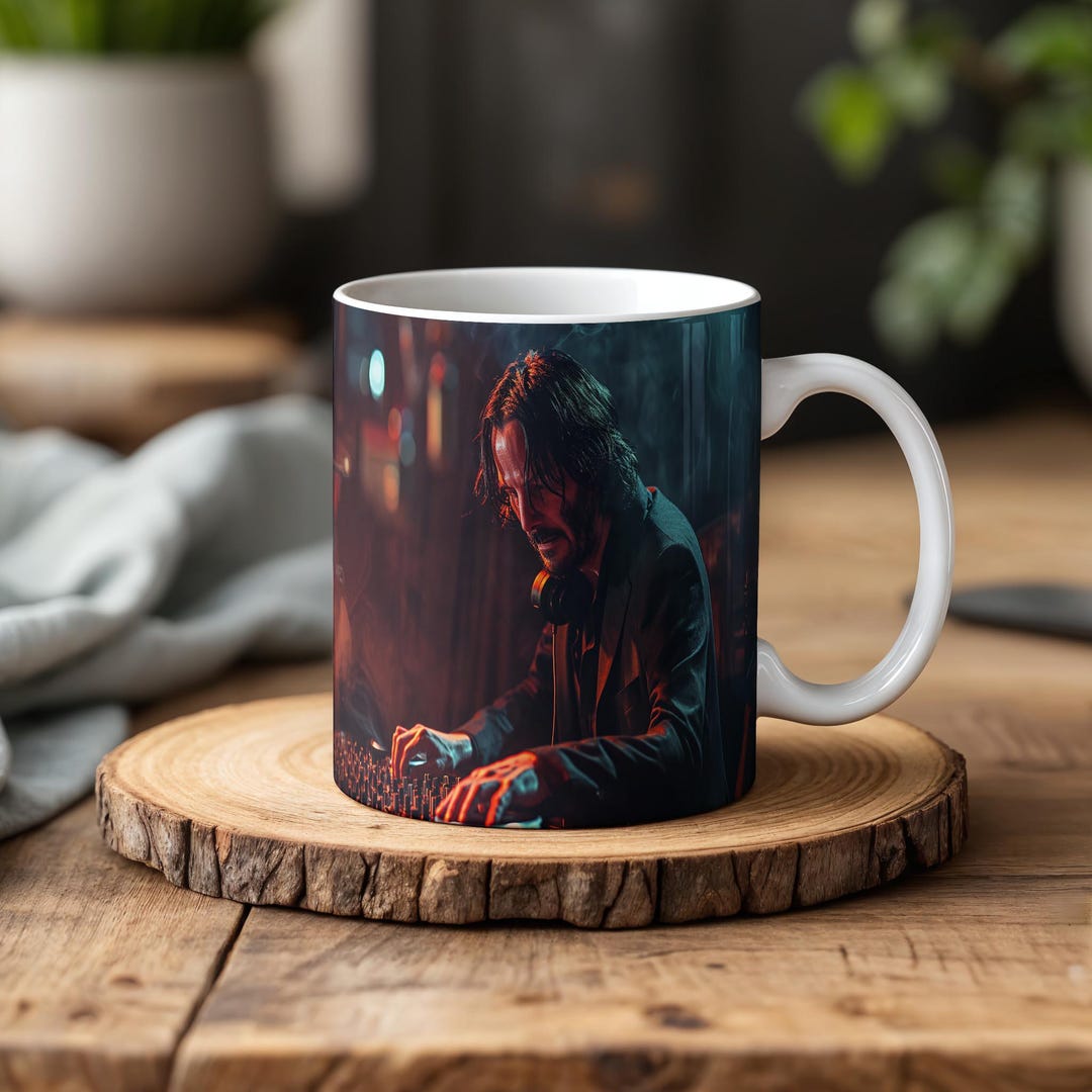 John Wick, John Wick Mug, Keanu Mug - the Maestro's Mix - Etsy