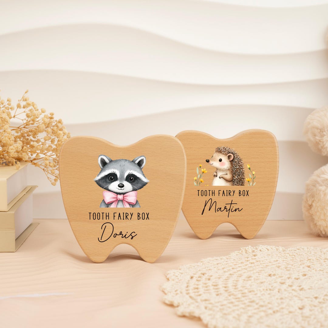 Tooth Fairy Box,tooth Fairy Trays,first Tooth Keepsake,newborn Gift ...