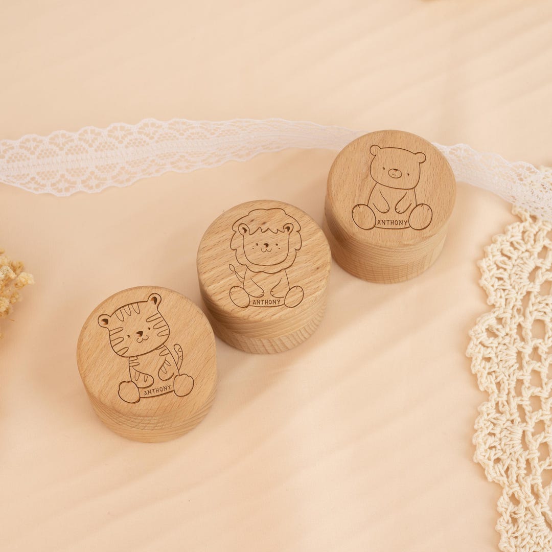 Personalised Wooden Tooth Fairy Box,easter Gift,wooden Box,milk Tooth ...