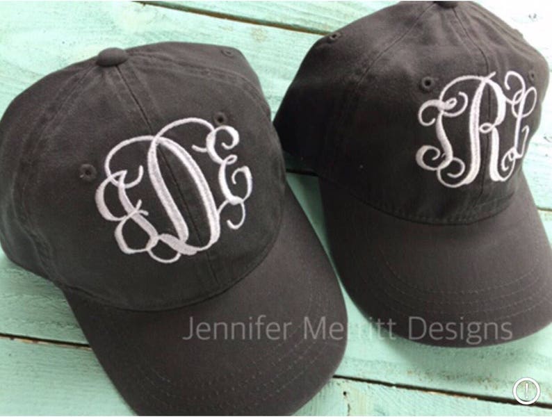 Monogrammed Cap Monogrammed Hat Monogram Hat Monogram Cap | Etsy