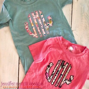 Girls Shirt With Monogram, Girls Personalized Shirt, Girls Tshirt, Gift ...