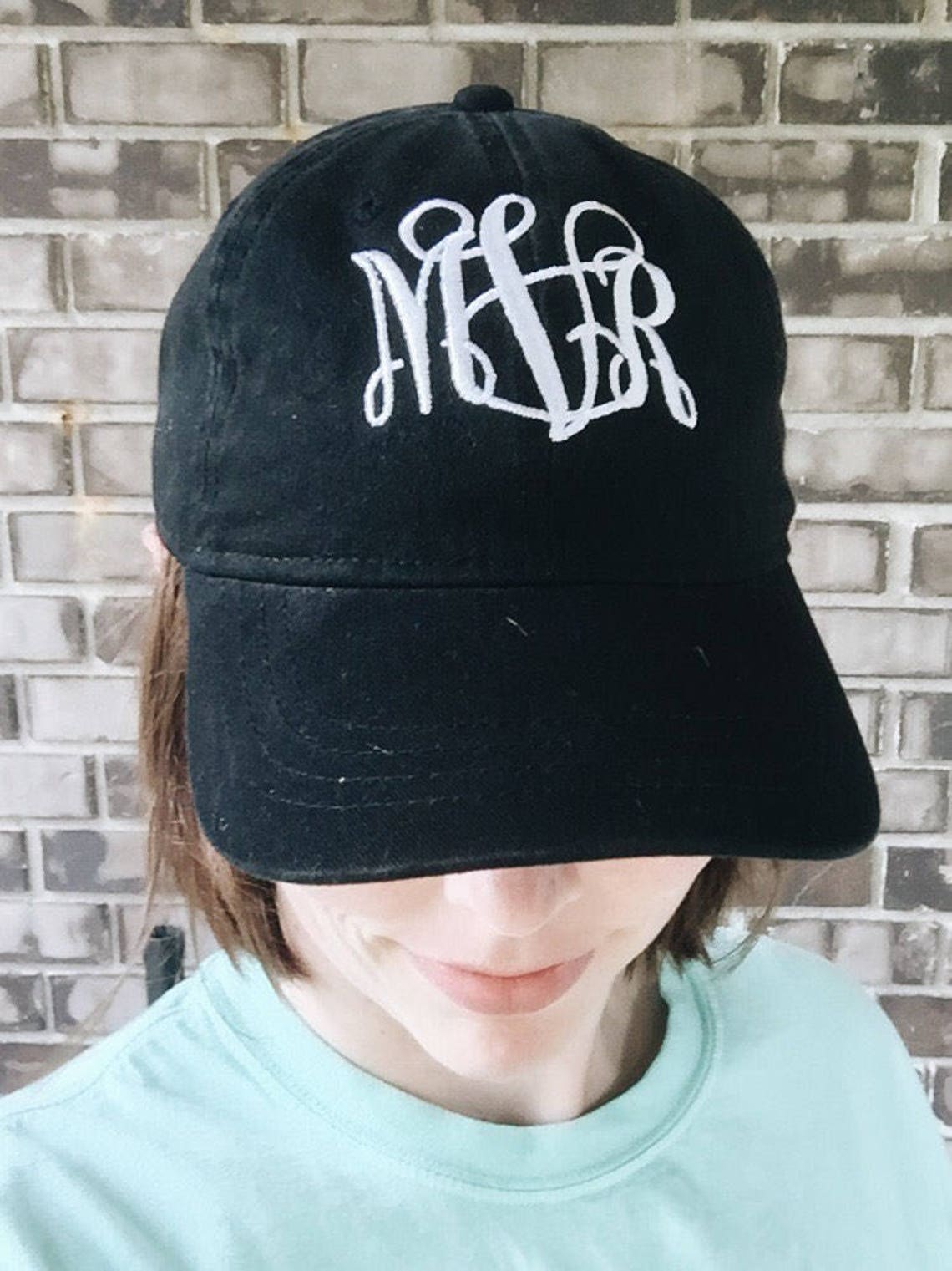 Monogrammed Cap Monogrammed Hat Monogram Hat Monogram Cap | Etsy