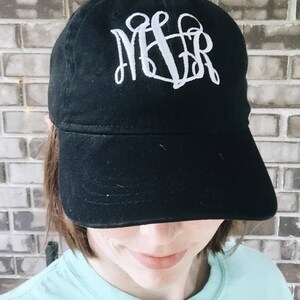 Monogrammed Cap Monogrammed Hat Monogram Hat Personalized - Etsy