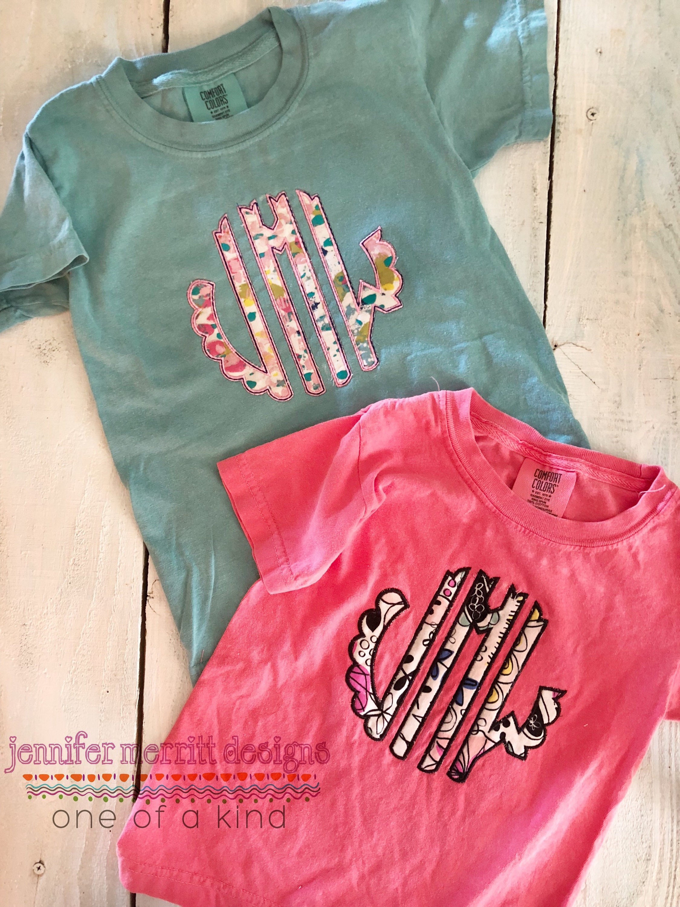 Girls Shirt with Monogram Girls Personalized Shirt Girls | Etsy