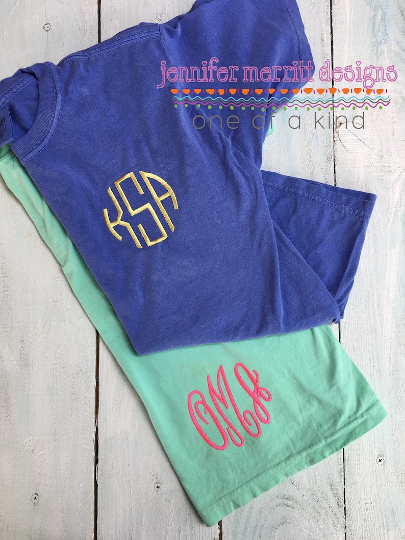 Youth Monogram Shirt Girls Monogram Shirt Kids Comfort - Etsy UK