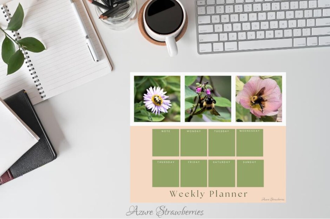 Nature Photography Weekly Planner | Office | Weekly Planner Printable ...