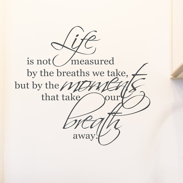 Life is Not Measured - Etsy