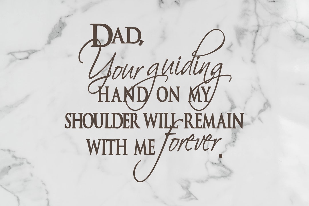 Dad Father Memorial Wall Art Decal - Etsy