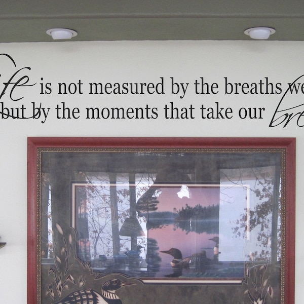 Life is Not Measured - Etsy