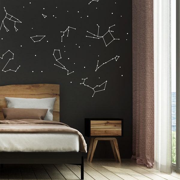 Constellation Wall Decal - Etsy