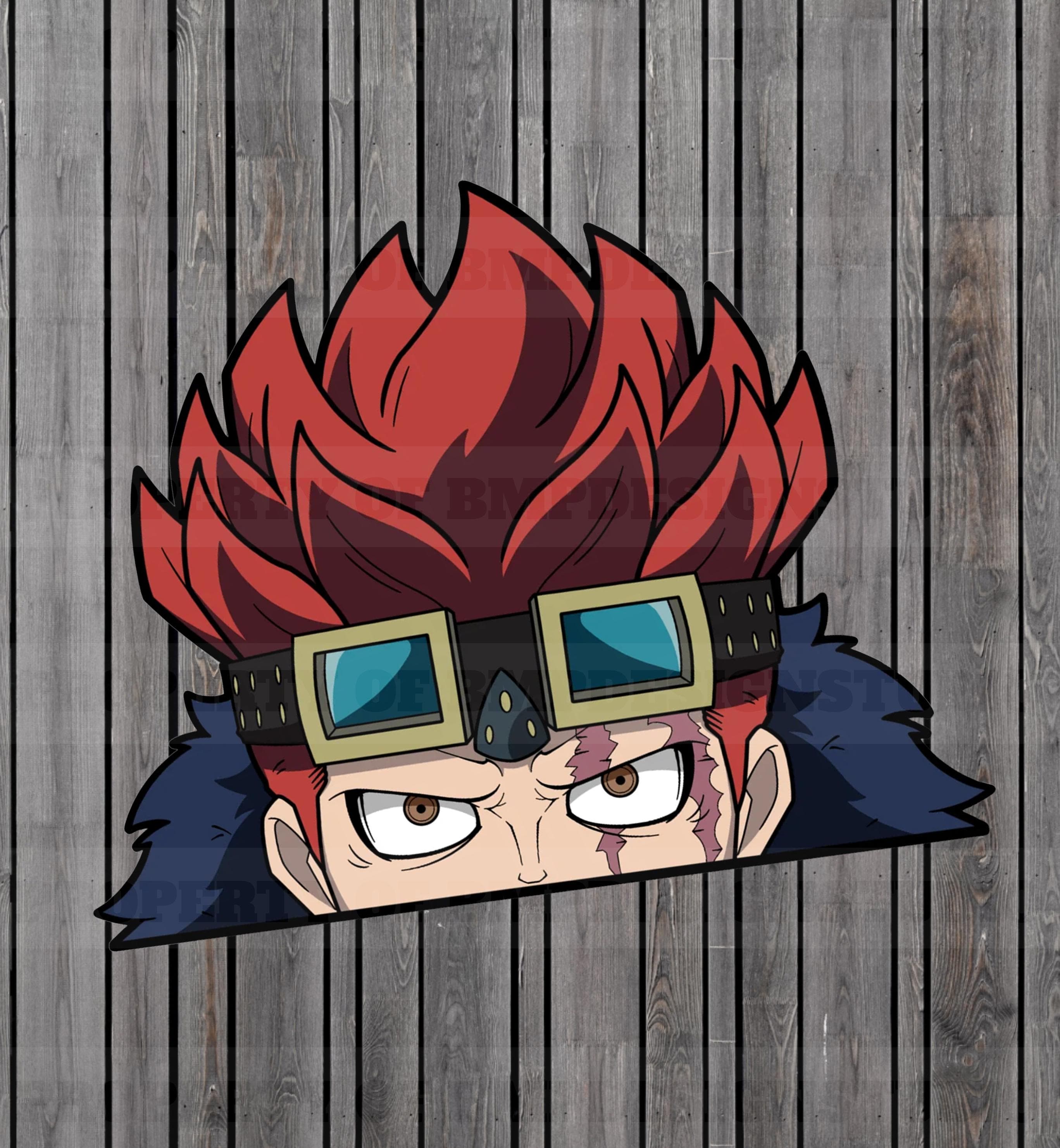 Eustass Kid Peeker Sticker – One Piece Vinyl Decal – Waterproof Anime ...