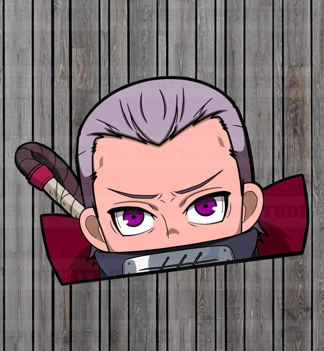 Immortal Scythe | Waterproof Anime Peeker Stickers - Durable Vinyl ...