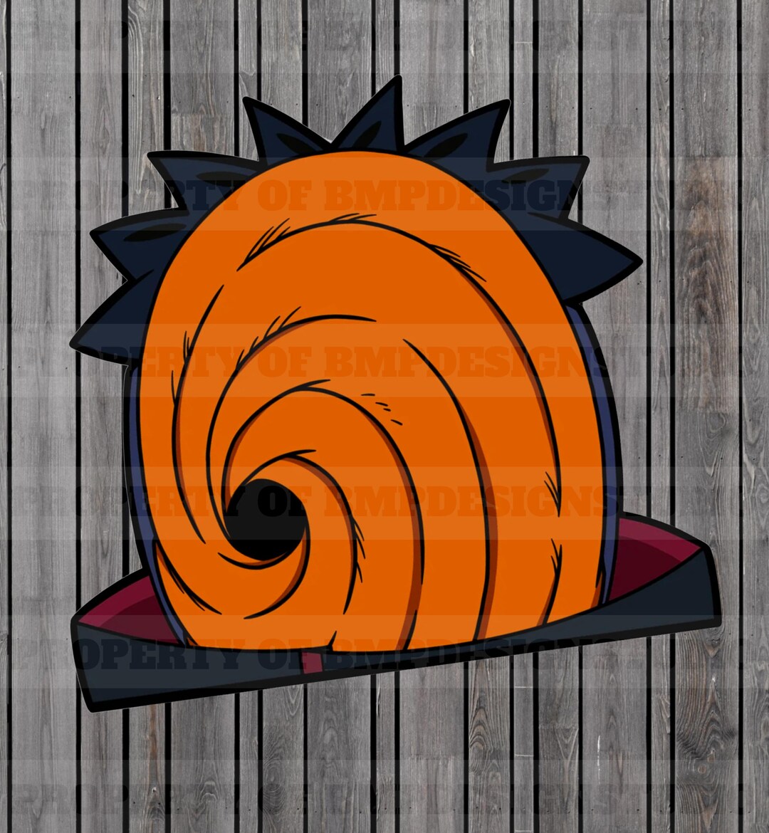 Obito Peeker Sticker – Naruto Vinyl Decal – Waterproof Anime Car ...