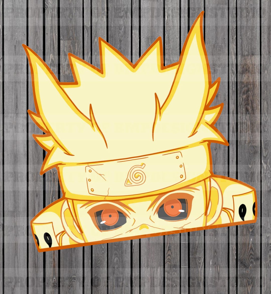 Minato Peeker Sticker Naruto Vinyl Decal Glossy Waterproof Anime ...