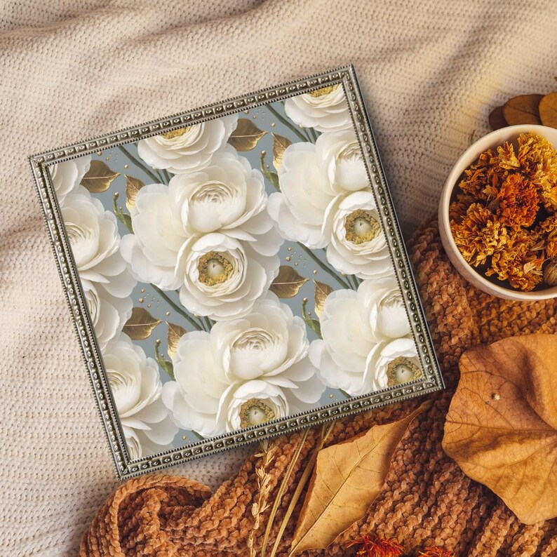 Ranunculus Vol. 1 Seamless Patterns, Floral Backgrounds, High-res Jpgs ...