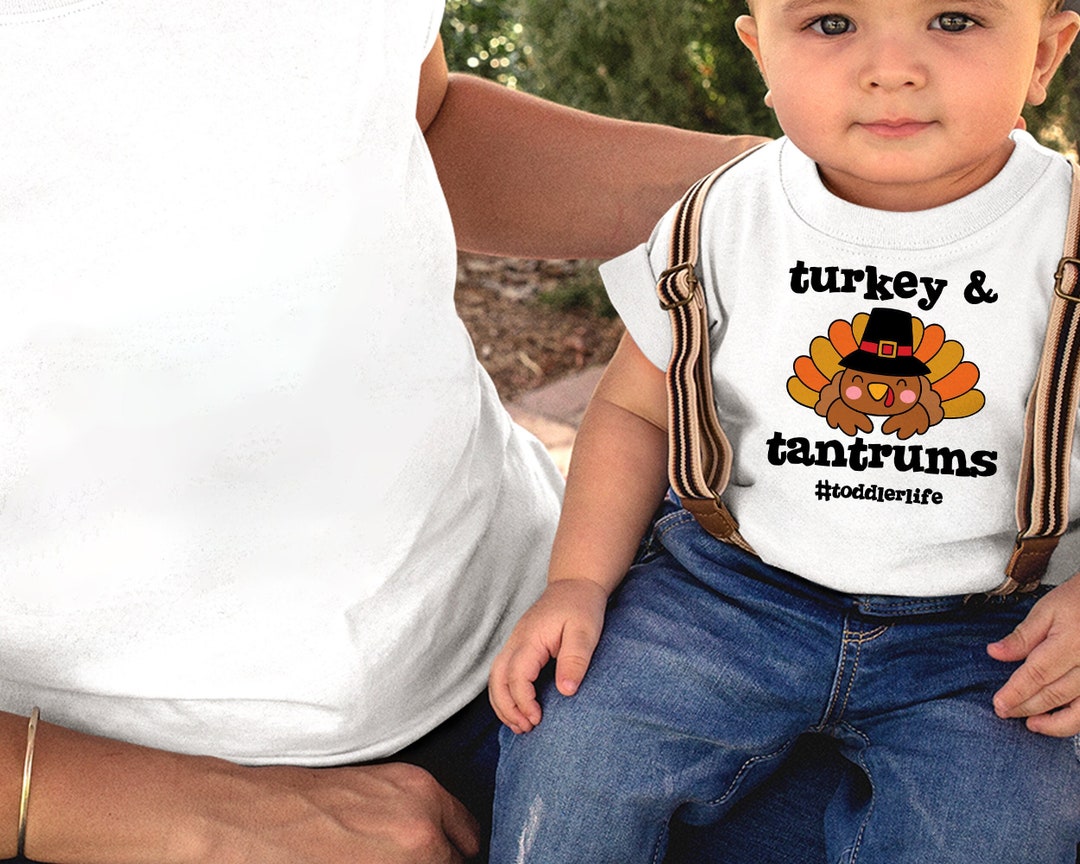 Turkey & Tantrums Thanksgiving Digital Design for Sublimation, Dtf ...