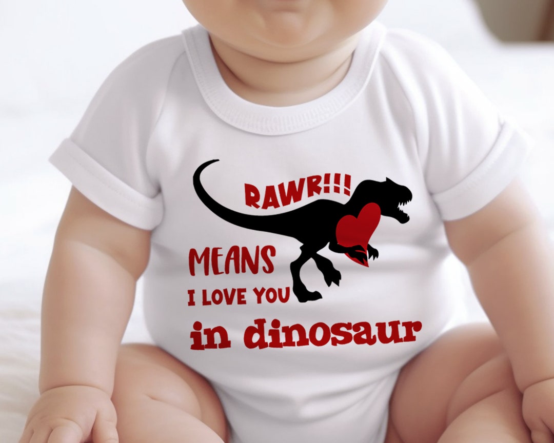 Rawr Means I Love You in Dinosaur Digital Download Graphic Design ...