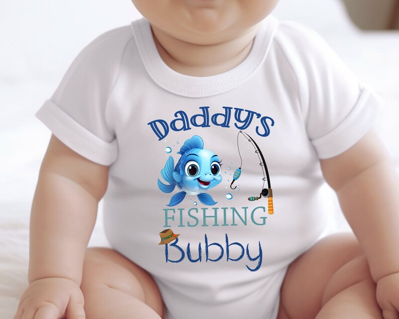 Daddy's Fishing Bubby Design, Sublimation PNG JPG (digital Download) - Etsy