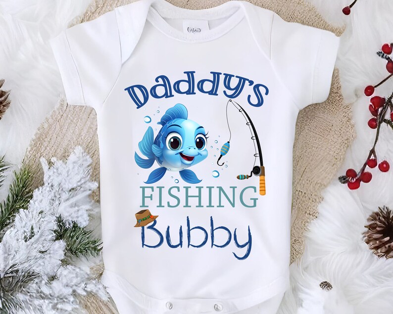 Daddy's Fishing Bubby Design, Sublimation PNG JPG (digital Download) - Etsy