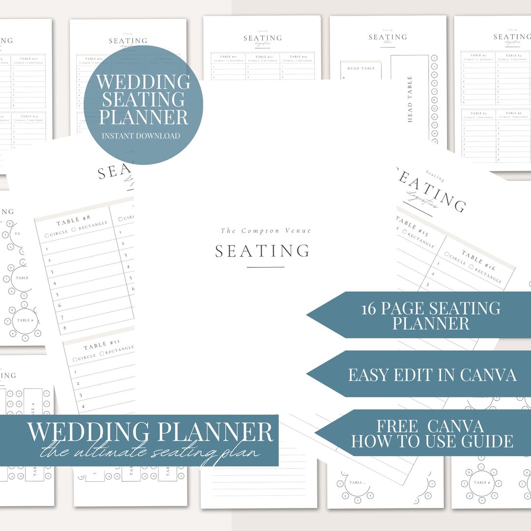 Printable Wedding Table Seating Chart Template Event Table Seating ...