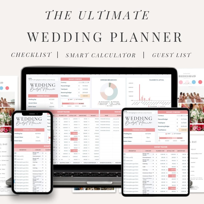Excel Templates Bundles - Etsy UK
